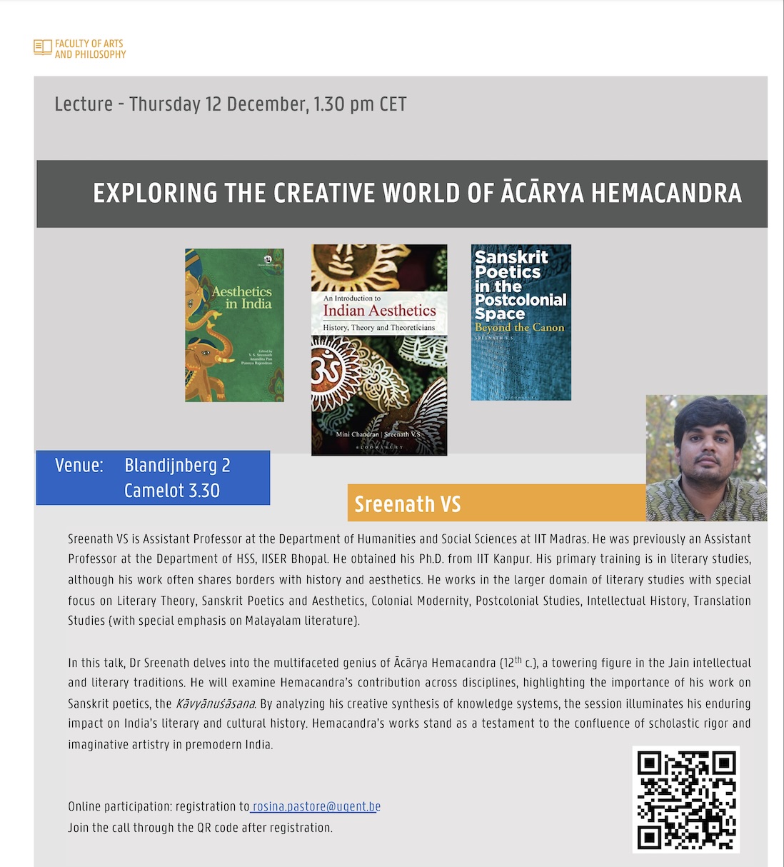 12 December 2024 | Guest lecture by Sreenath VS, IIT Madras - India aan ...